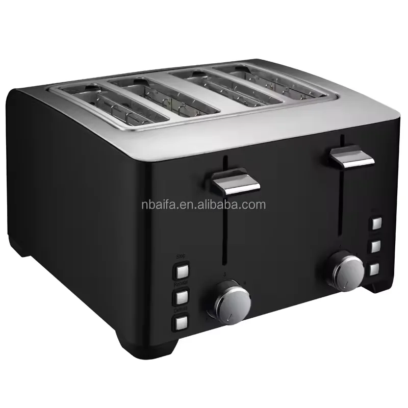 Aifa Home 4 Slice Toaster Extra Wide Slot Breakfast Bread Toaster ...