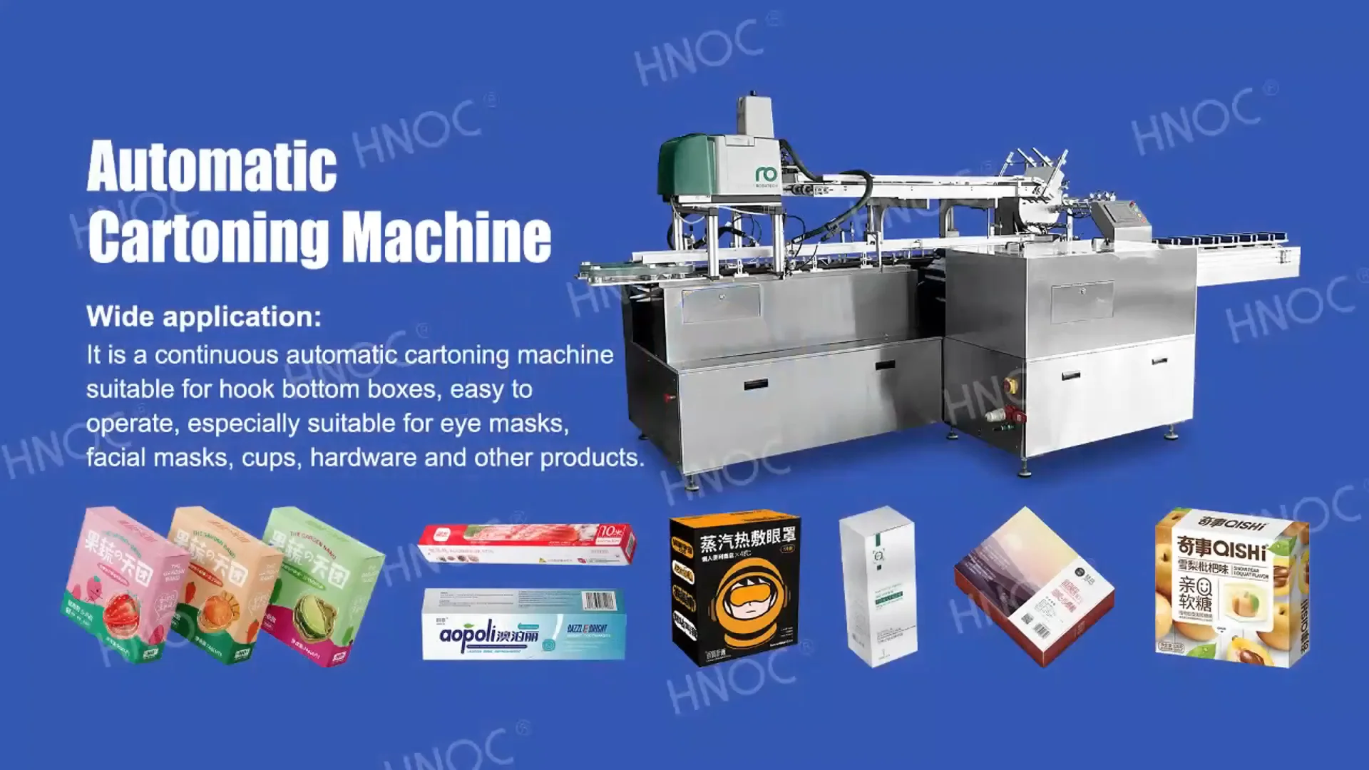 Hnoc Semi Automatic Pencil Box Pack Paper Box Food Lip Balm Coffee ...