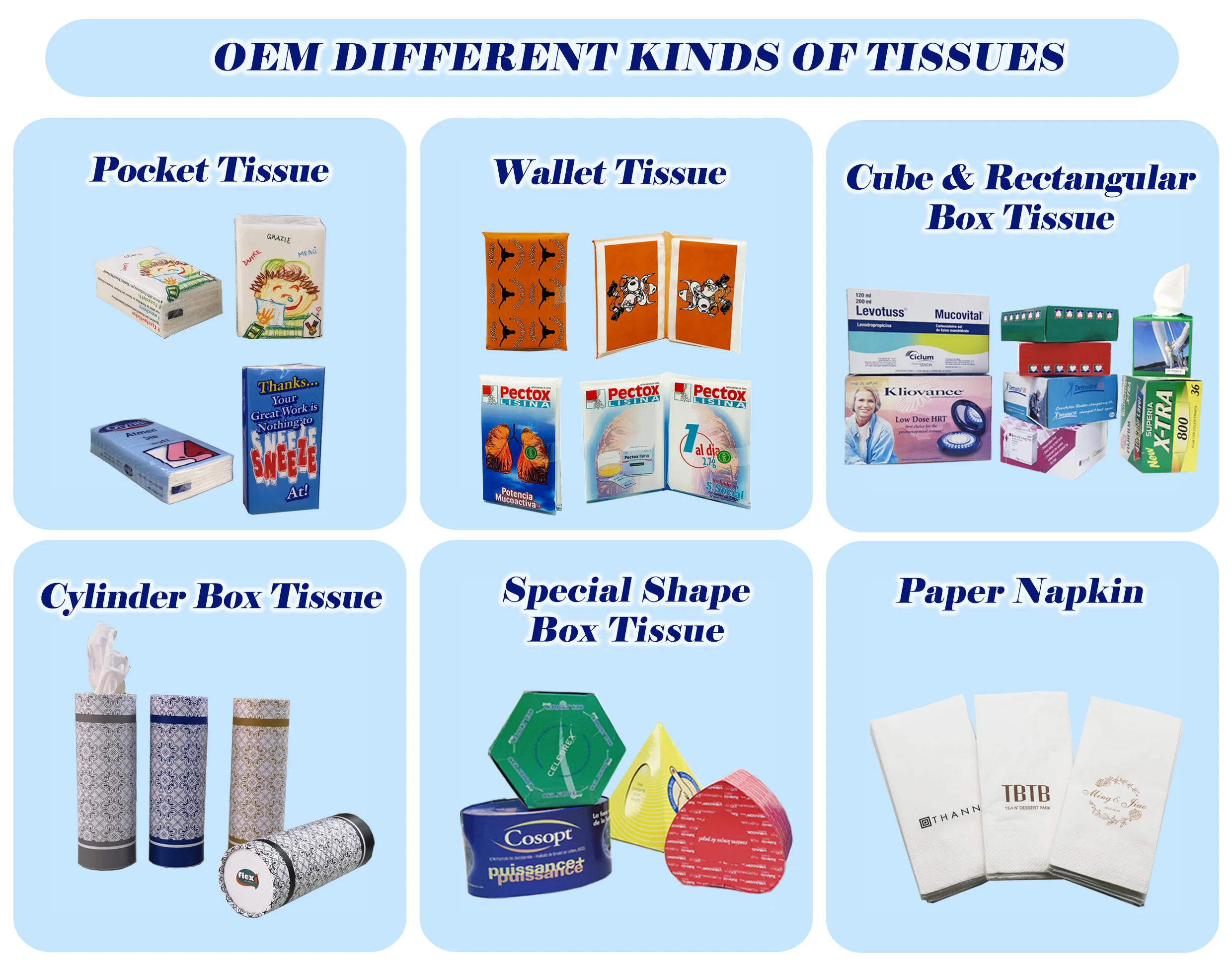 Traveling Tissues Round Cylinder Box Facial Tissues Tubes Disposable ...
