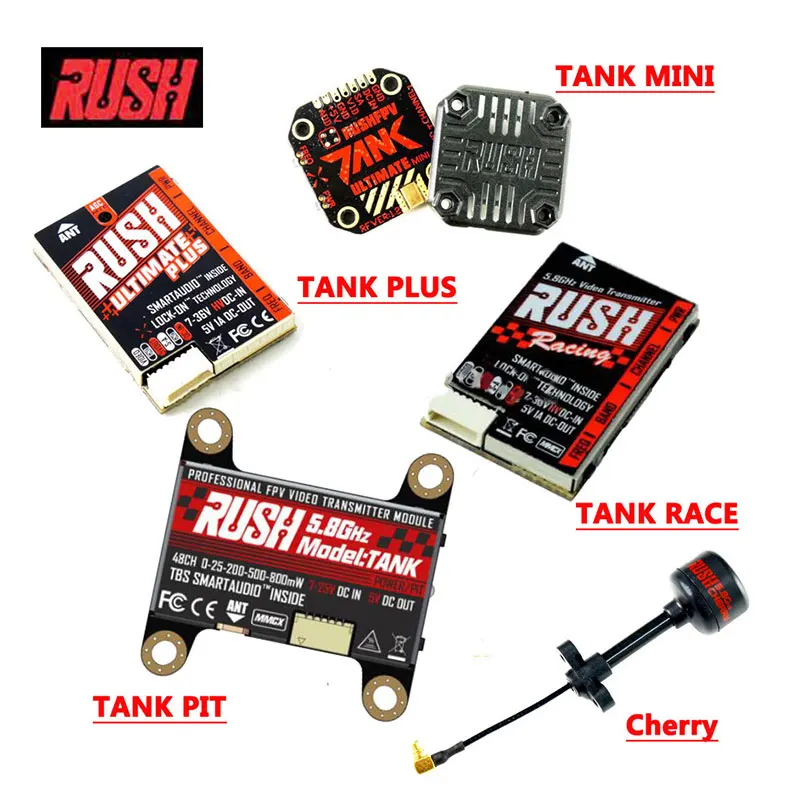 RUSH VTX TANK Ultimate 48CH PIT 25/200/500/800mW Video, 52% OFF
