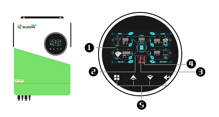 Bluesun 10.2kw Hybrid Solar Inverter for off-Grid Homes
