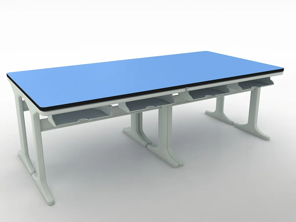 Elementary School Stem Classroom Double-Seat Student Desk with Study ...