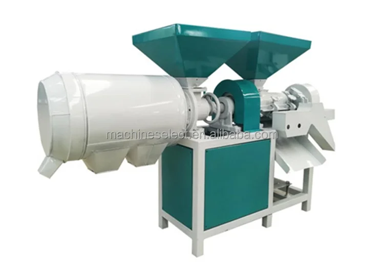 Commercial Automatic Bean Pea Maize Corn Dehulling Splitting Machine ...