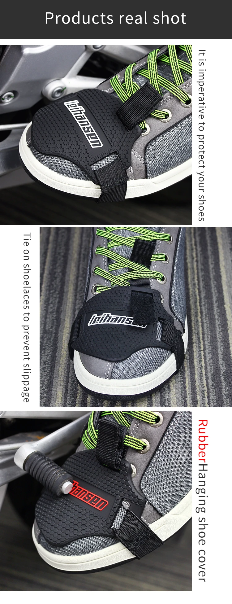 Motorcycle Shift Protection - Durable Rubber Covers