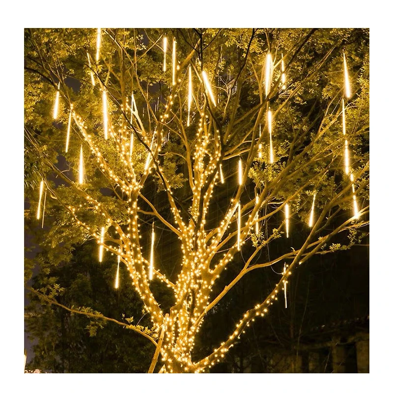 Solar Meteor Shower - Outdoor Christmas Decoration Lights