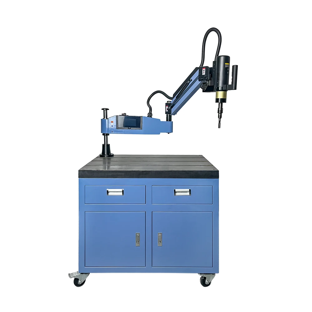 Automatic Servo Tapper Touch Screen Flexible Arm Drilling Threading ...