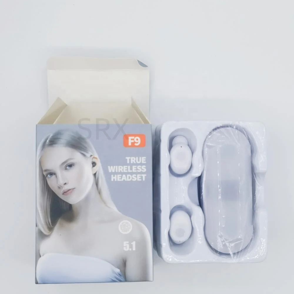 High Quality F9 Tws Earbuds Headphones F9 5 Wireless Blue Tooth
