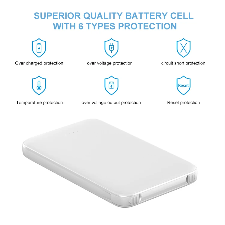 5000mah Power Banks Portable Battery Emergency Gift Power Bank With ...