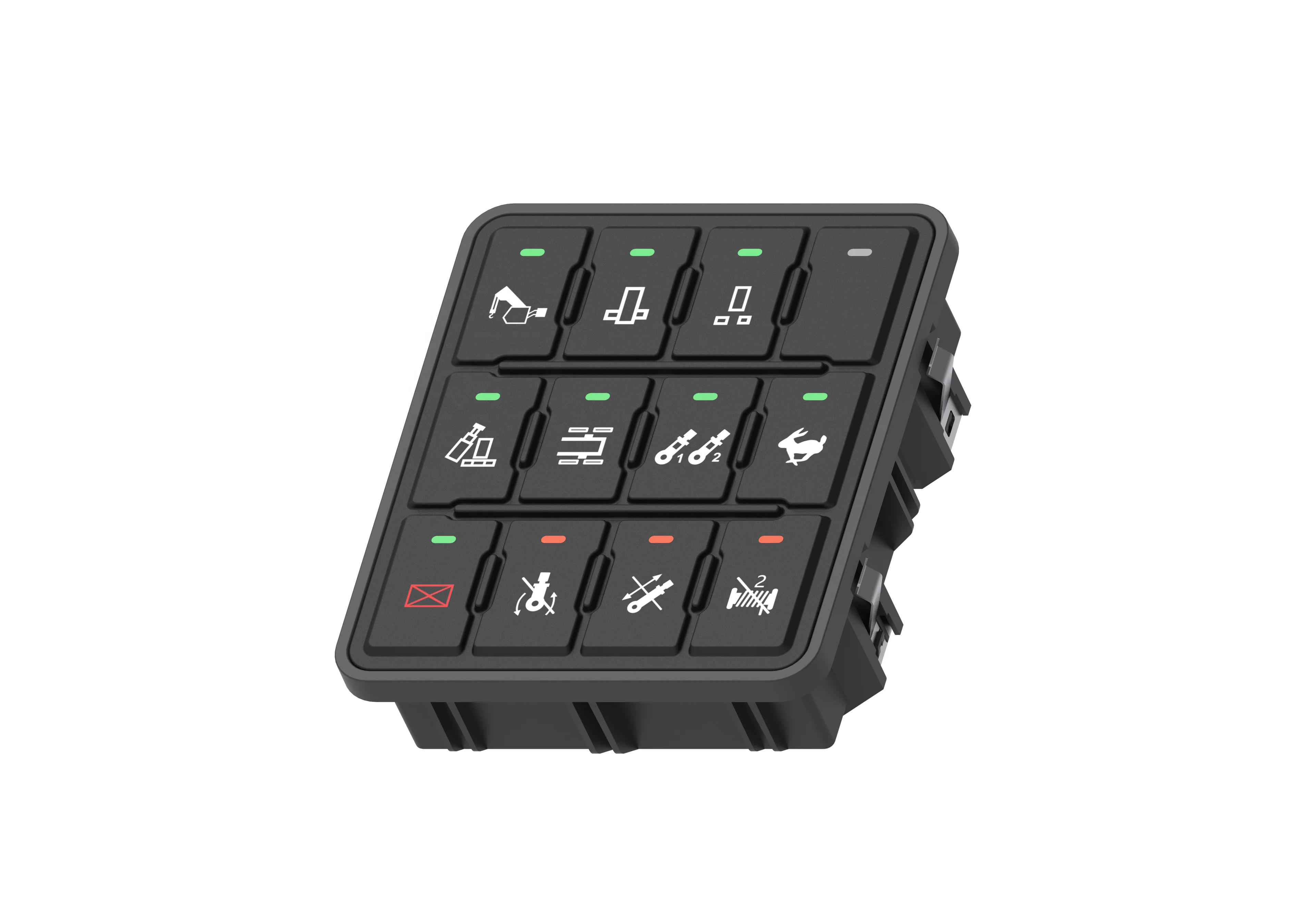 12 Buttons Switch Panel CAN Bus Automotive Intelligent Keypad