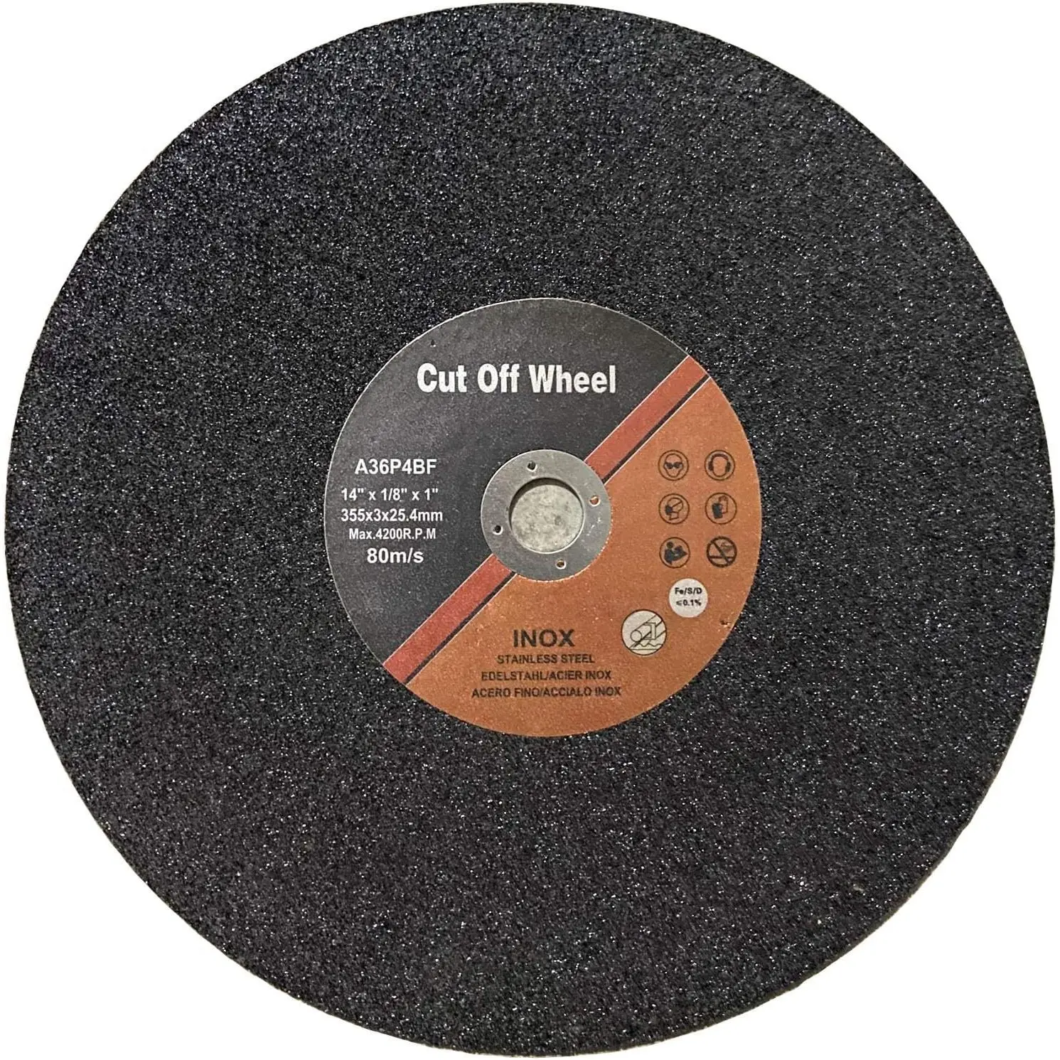 Professional 14Inch Abrasive Cut Blades Cutting Discs Customizable OEM ...