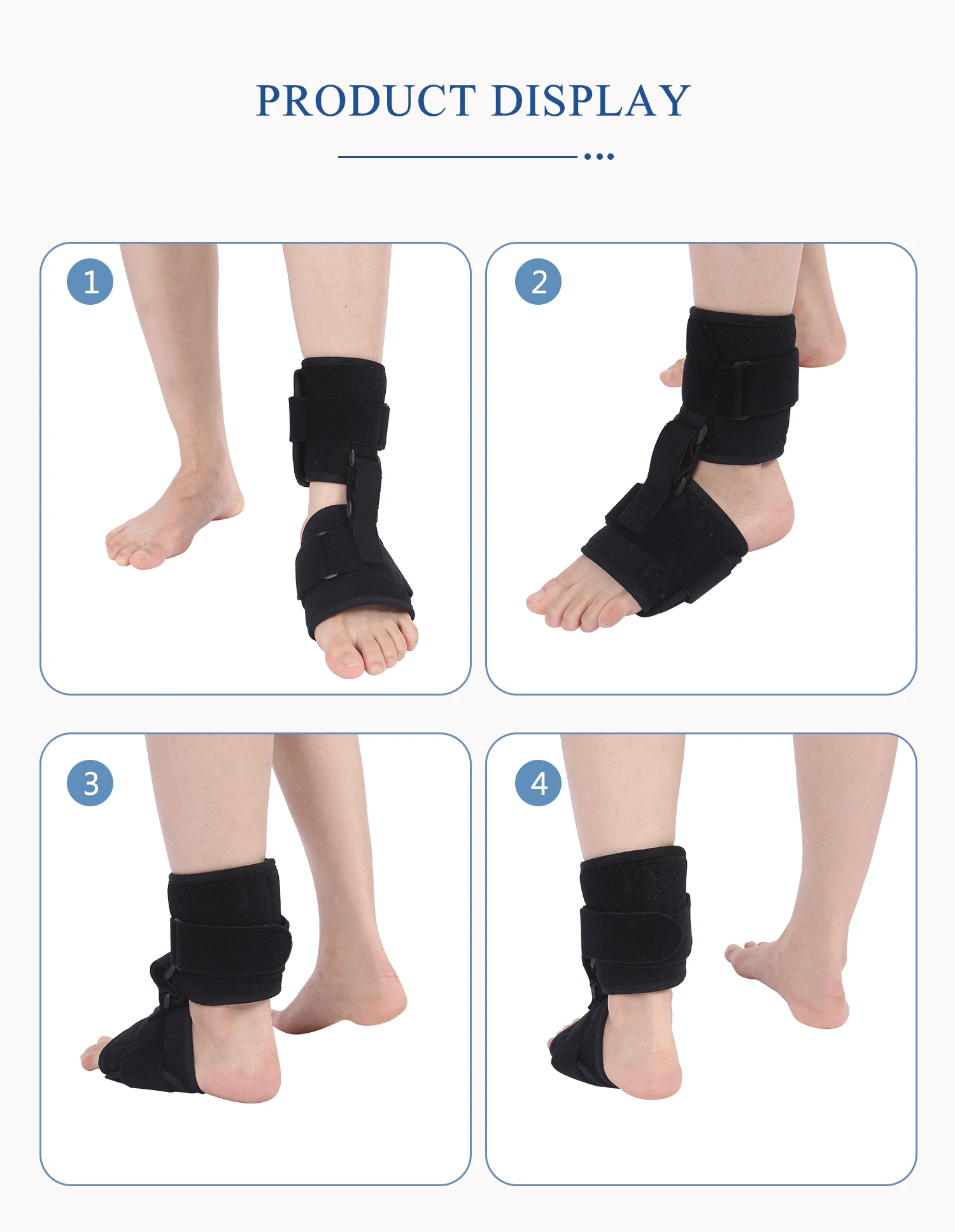 Ankle Foot Inversion Correction Orthotics Foot Sagging Support Ankle ...