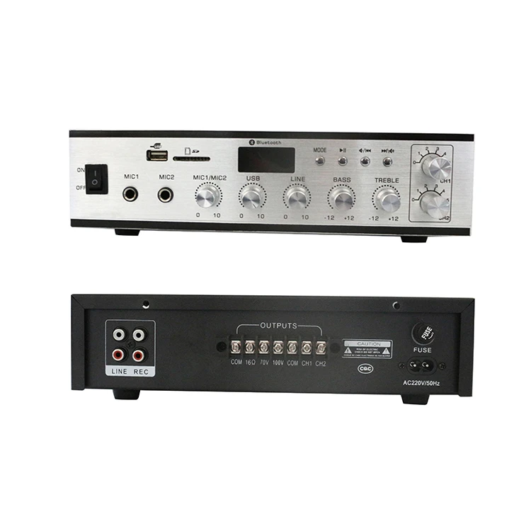 2 Zones Mini Power Amplifier Public Address System Amplifier - Buy ...