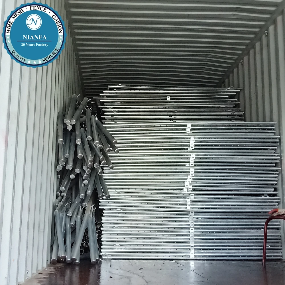 Hot Dipped Galvanized Steel Fence Panel Iron Fences Prefabricated ...