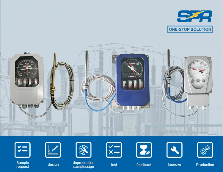 Winding Oil Thermometer Transformer Temperature Indicator WTI Winding ...