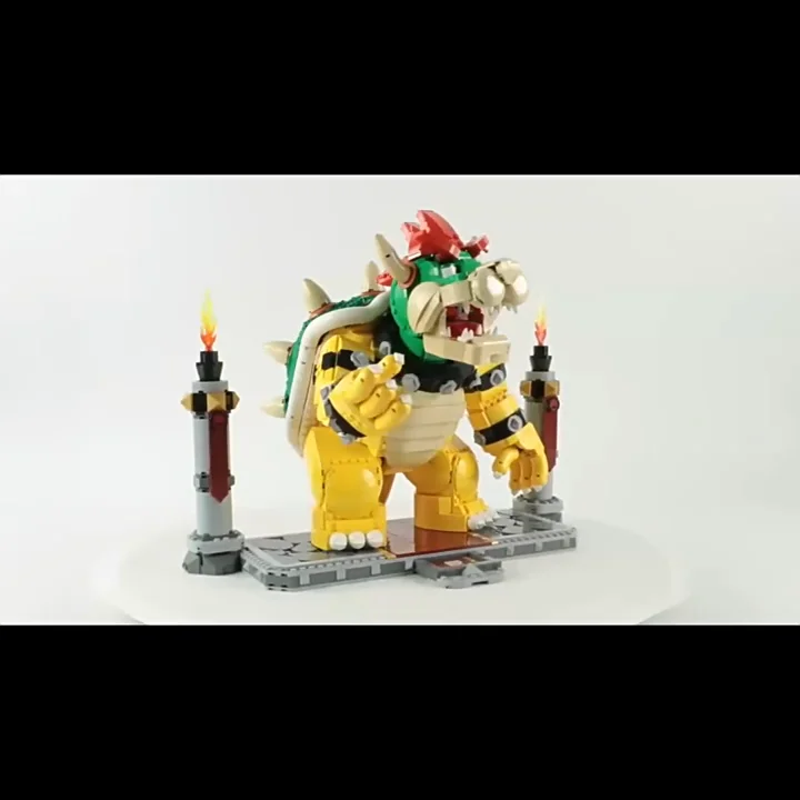 New Arrivals Plastic Moc Super Bros Marioed Building Blocks Big Bowser ...