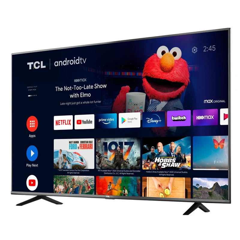 TCL 55 Inch 4K UHD LED TV - Frameless Design, Hotel TV