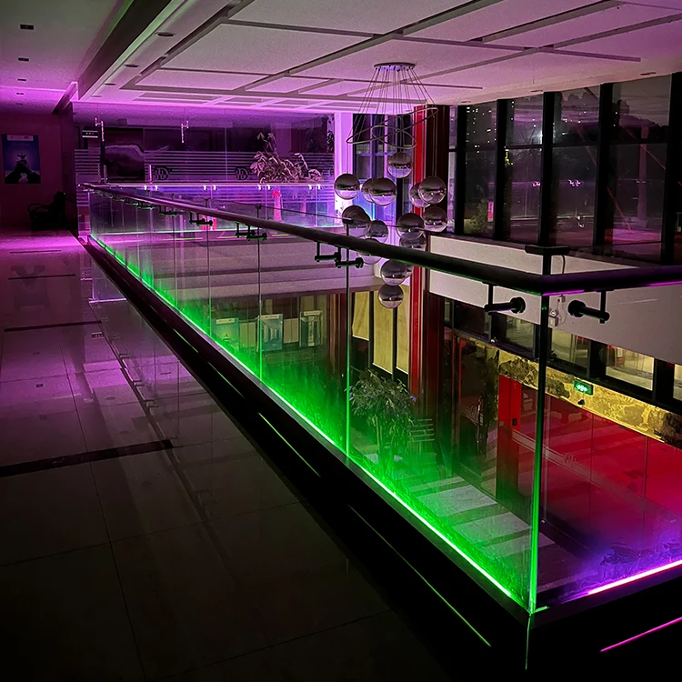 Modern LED Light Deck Base Shoe Balustrade Railing Aluminum U Channel ...