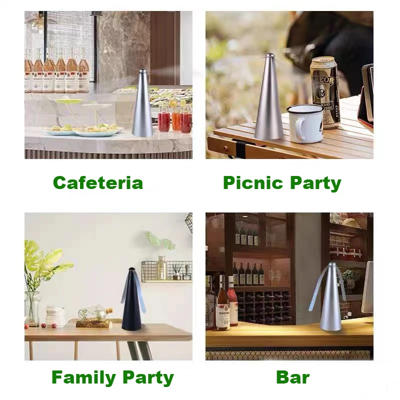 Kitchen Restaurant Fly Repellent Fan - Compact & Portable