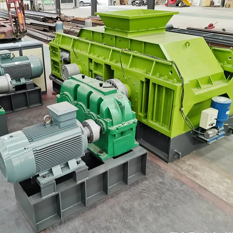 Mobile Roll 100 Tph Mining Machinery Double Teethed Roller Crusher For ...