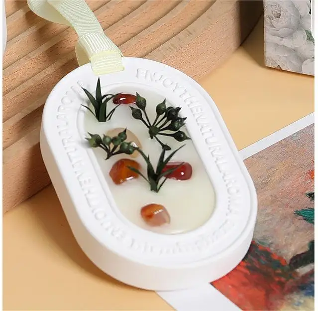 Ceramic Scented Wax Sachet Hanging Plaster Aroma Home Fragrance