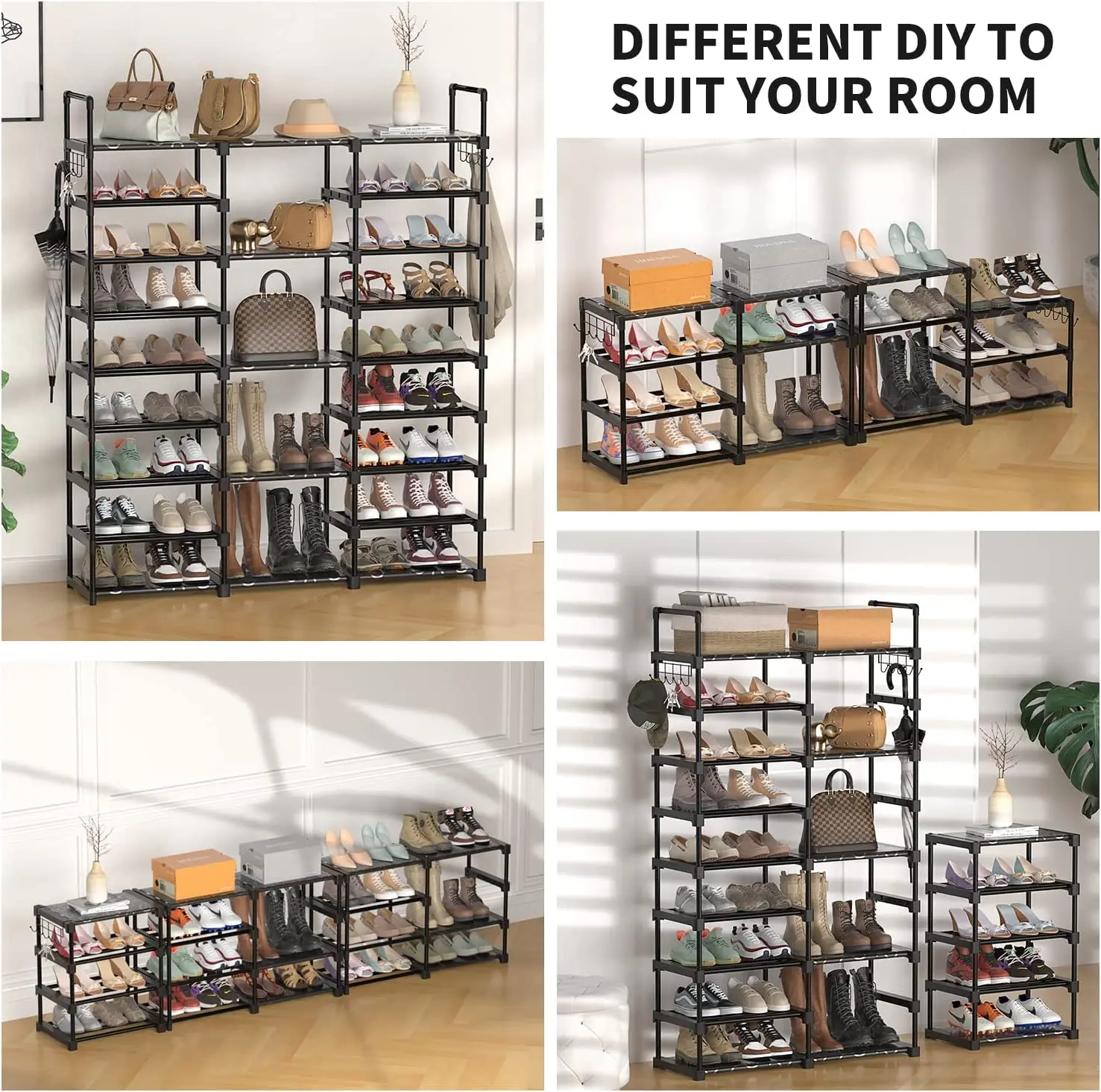 Durable Using Low Price Metal Shoe Rack Cabinet Adjustable Amazing Shoe ...