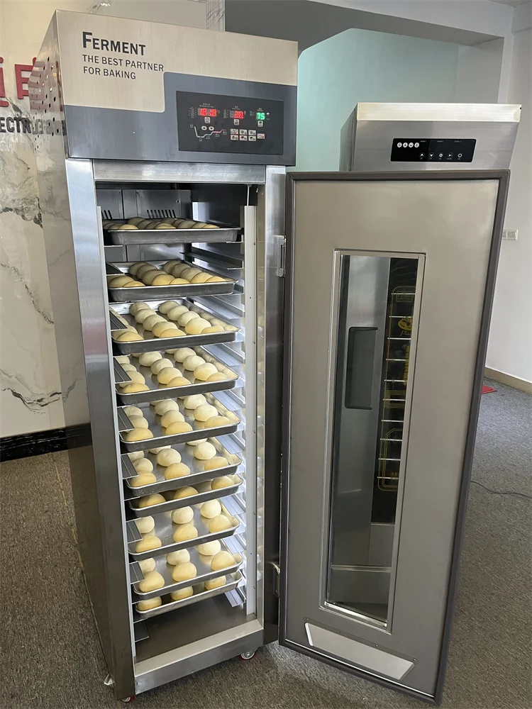 Commercial Bakery Equipment Dual Electric Refrigerated Pizza Dough ...