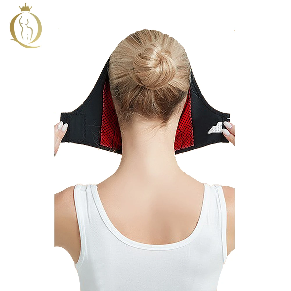 Neck and Chin Compression Garment Wrap Face Slimmer Chin Lifting Post ...