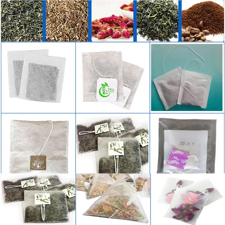 Double Bag Automatic Green Herbal Tea Bag Packing Machine