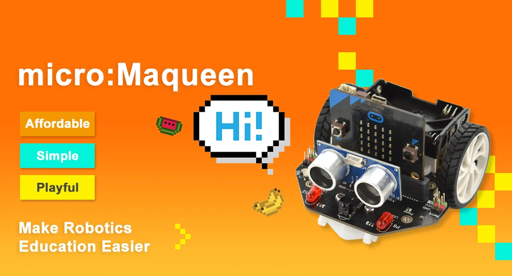 MaQueen 4.0 programming smart cart micro bit educational robot ...