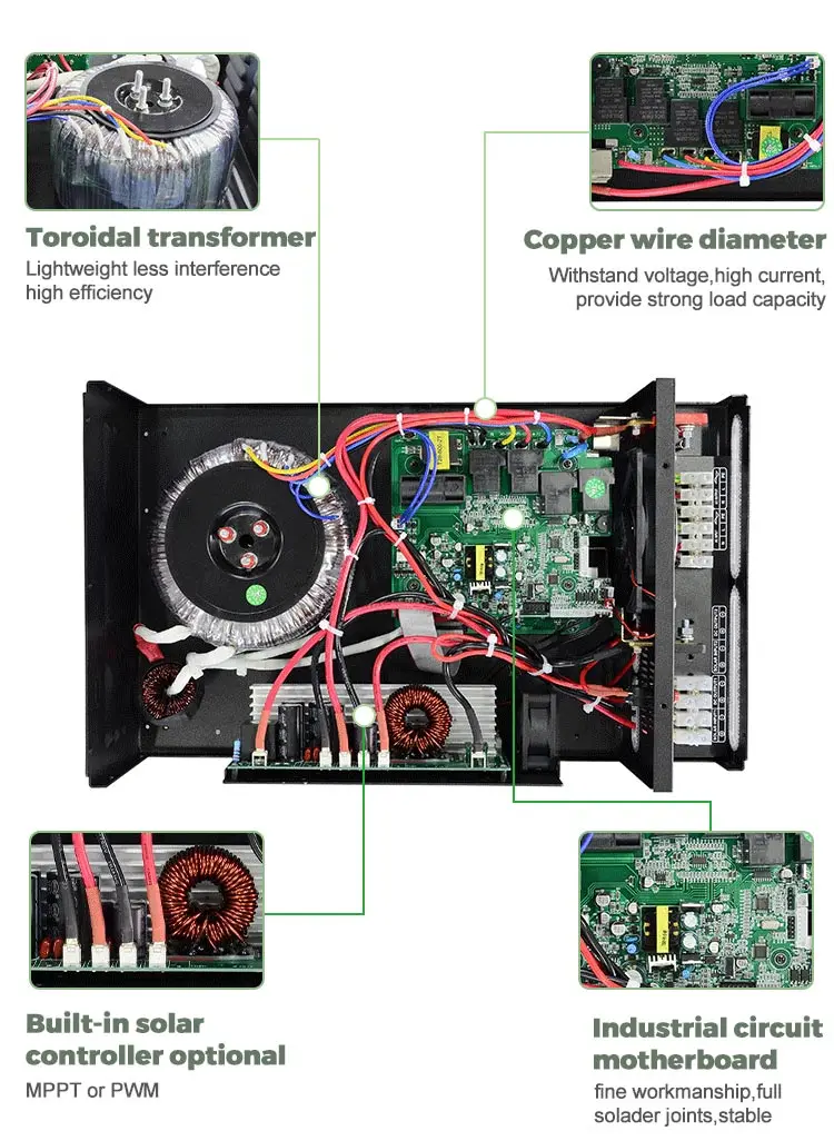 5KW Split Phase Solar Inverter - Efficient Hybrid Solution
