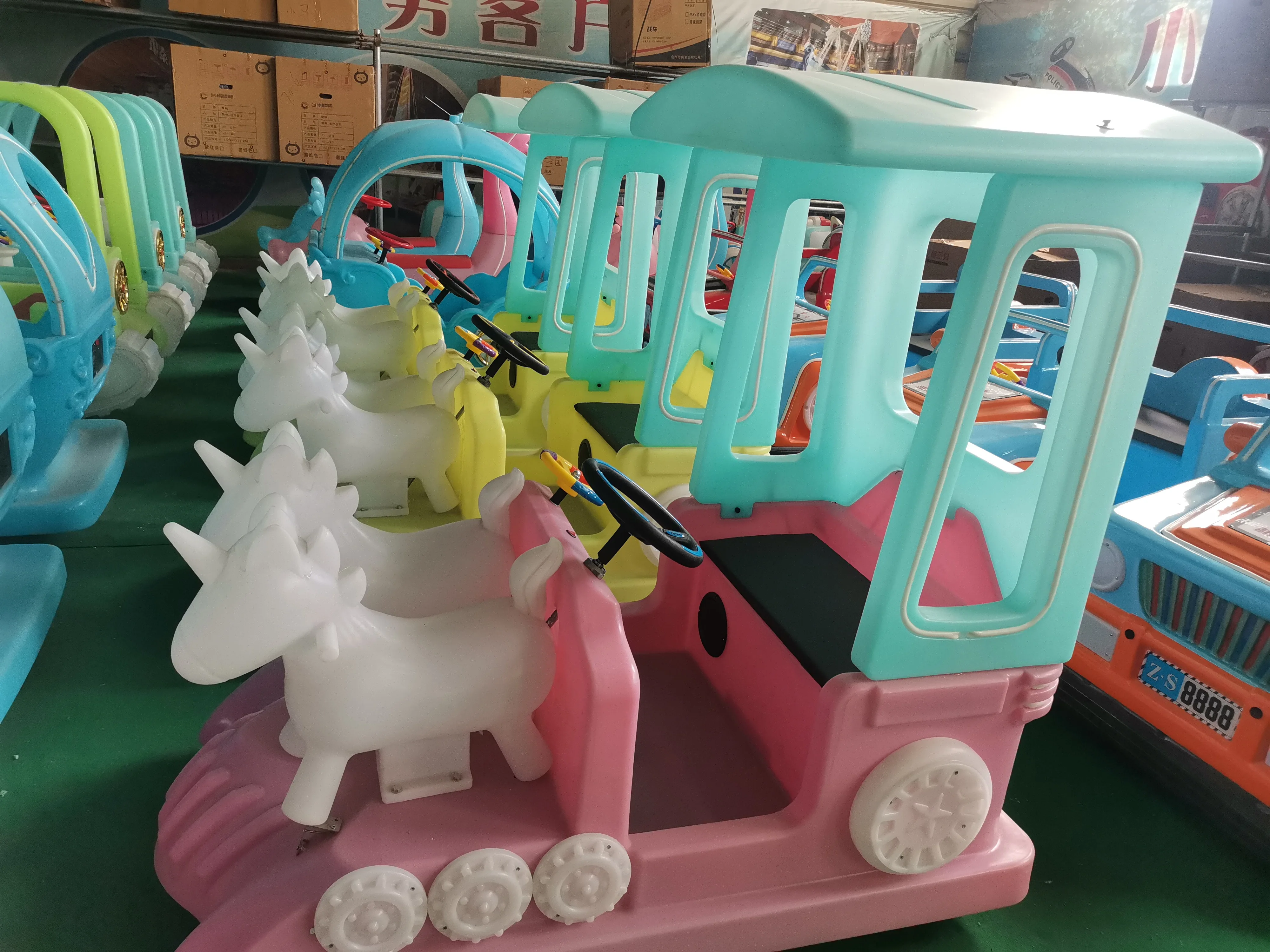 Amusement Park Car Rides For Family Kids Car Electric - Buy 24v Ride On ...