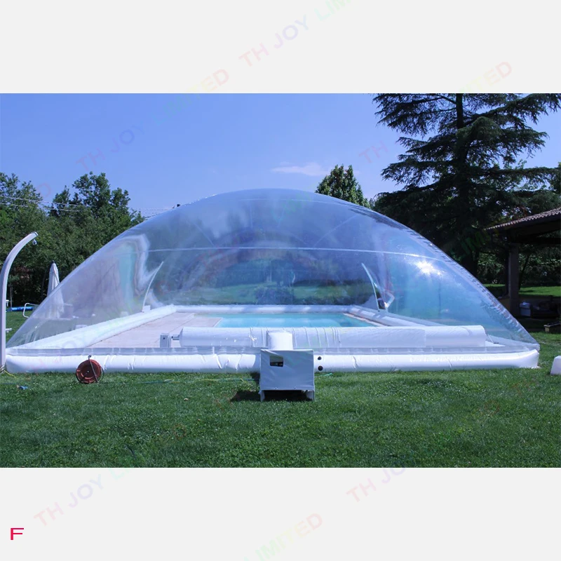Customized Dome Tent Transparent Bubble Inflatable Swimming Pool Cover ...