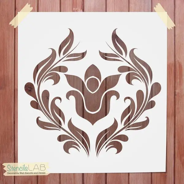 Big Large (100*170cm) Wall Stencil For Painting On Wall Furniture Floor ...