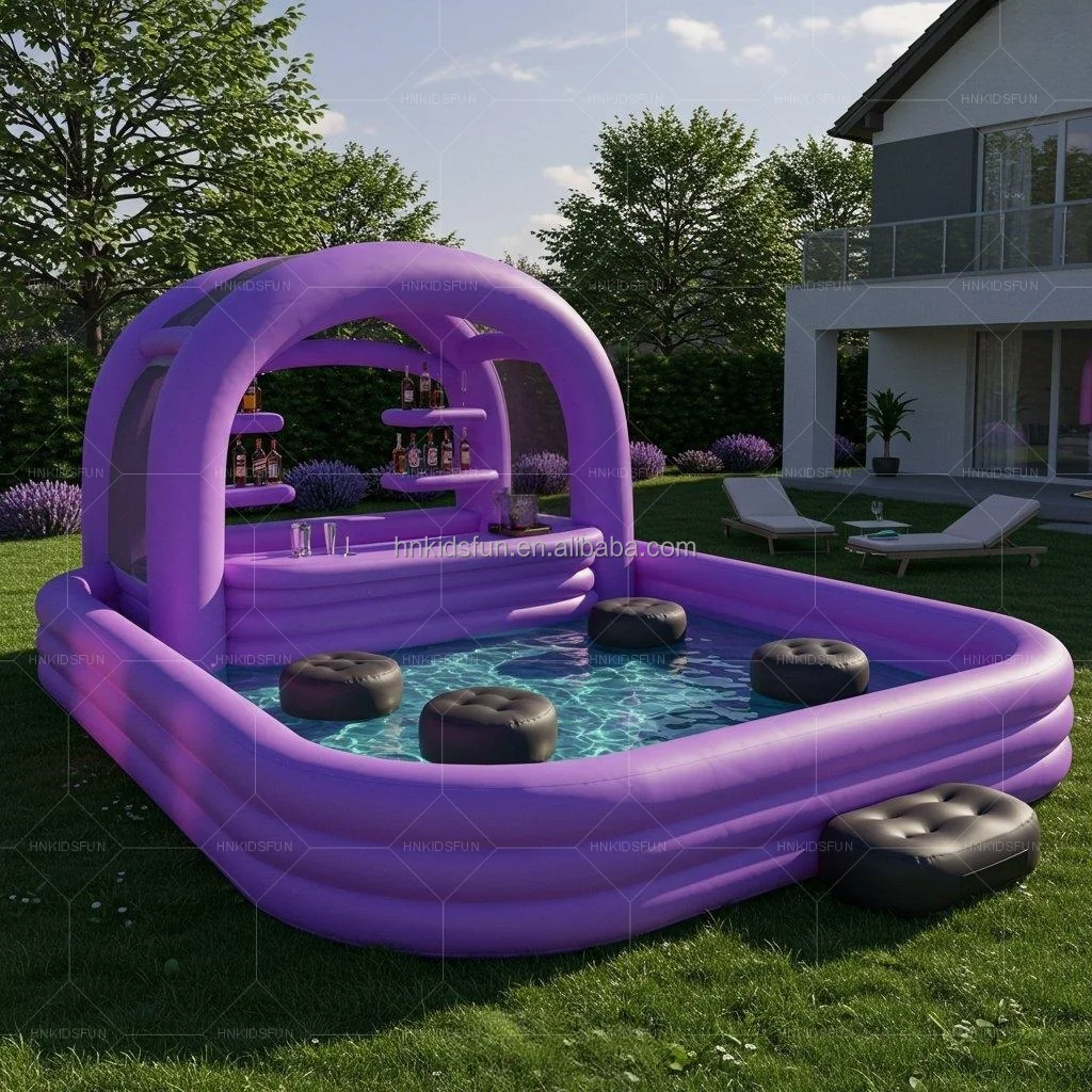 Hnkidsfun Giant Outdoor Party Bar Waterpool Jeux Gonflables Inflatable ...