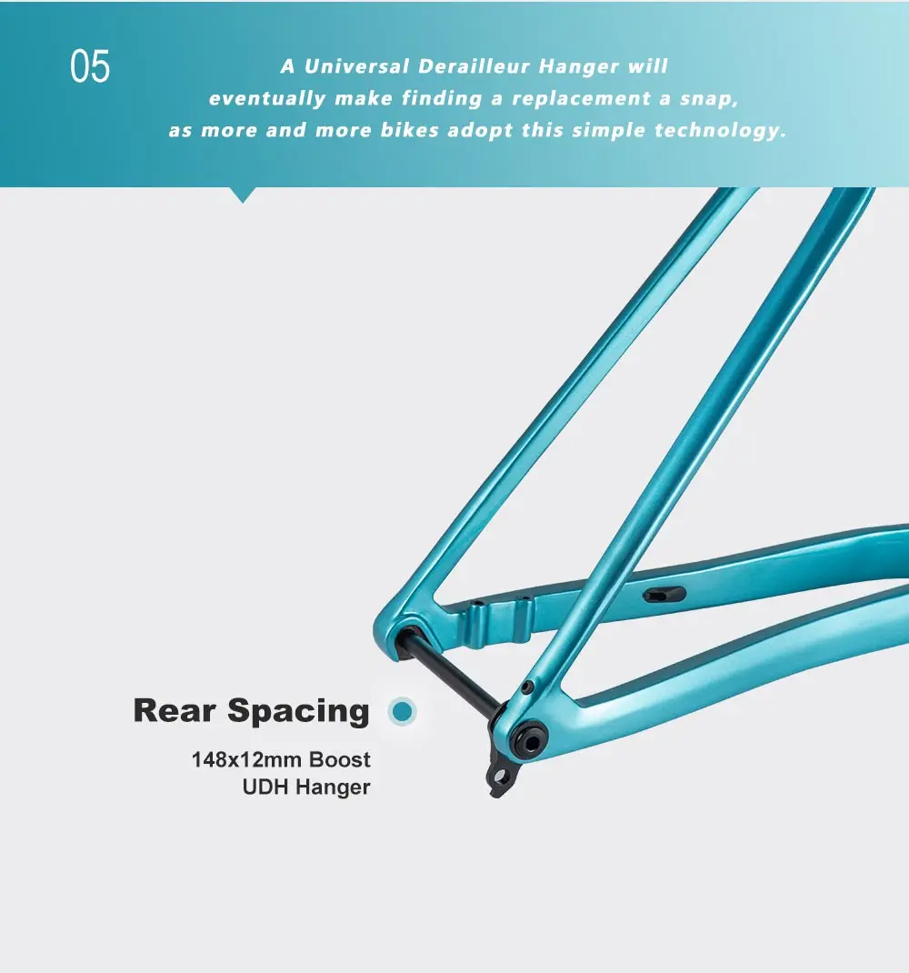 Spcycle 2023 Carbon MTB Frame - UDH Frame List & Custom Paint