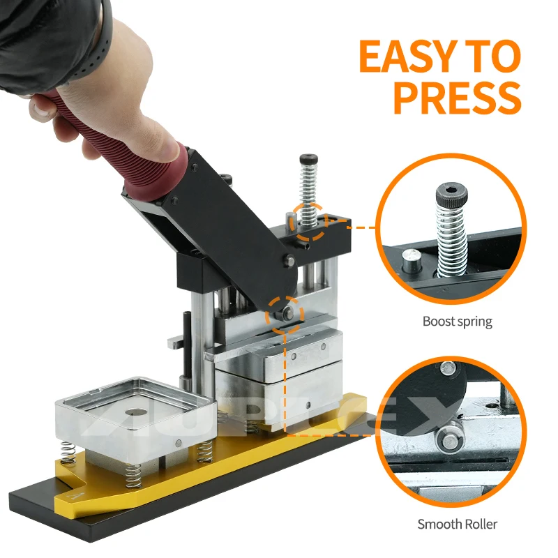 2025 Hot Selling Manual Metal Square Fridge Magnet Machine