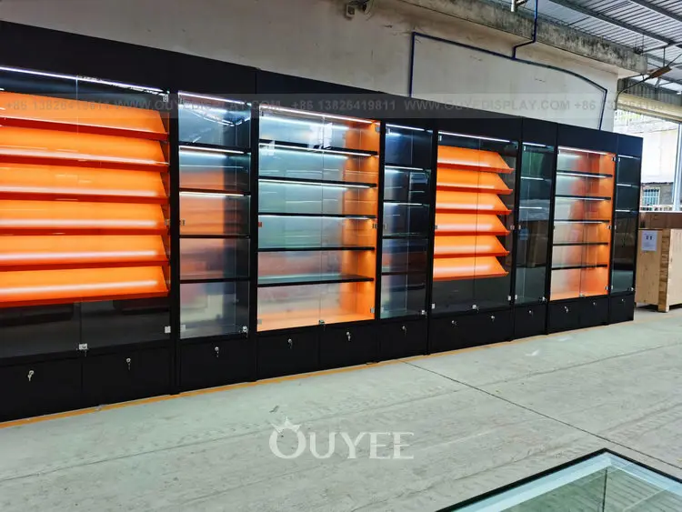 Factory Commercial Fixture Retail Cigar Shop Display Showcase 6 Feet ...