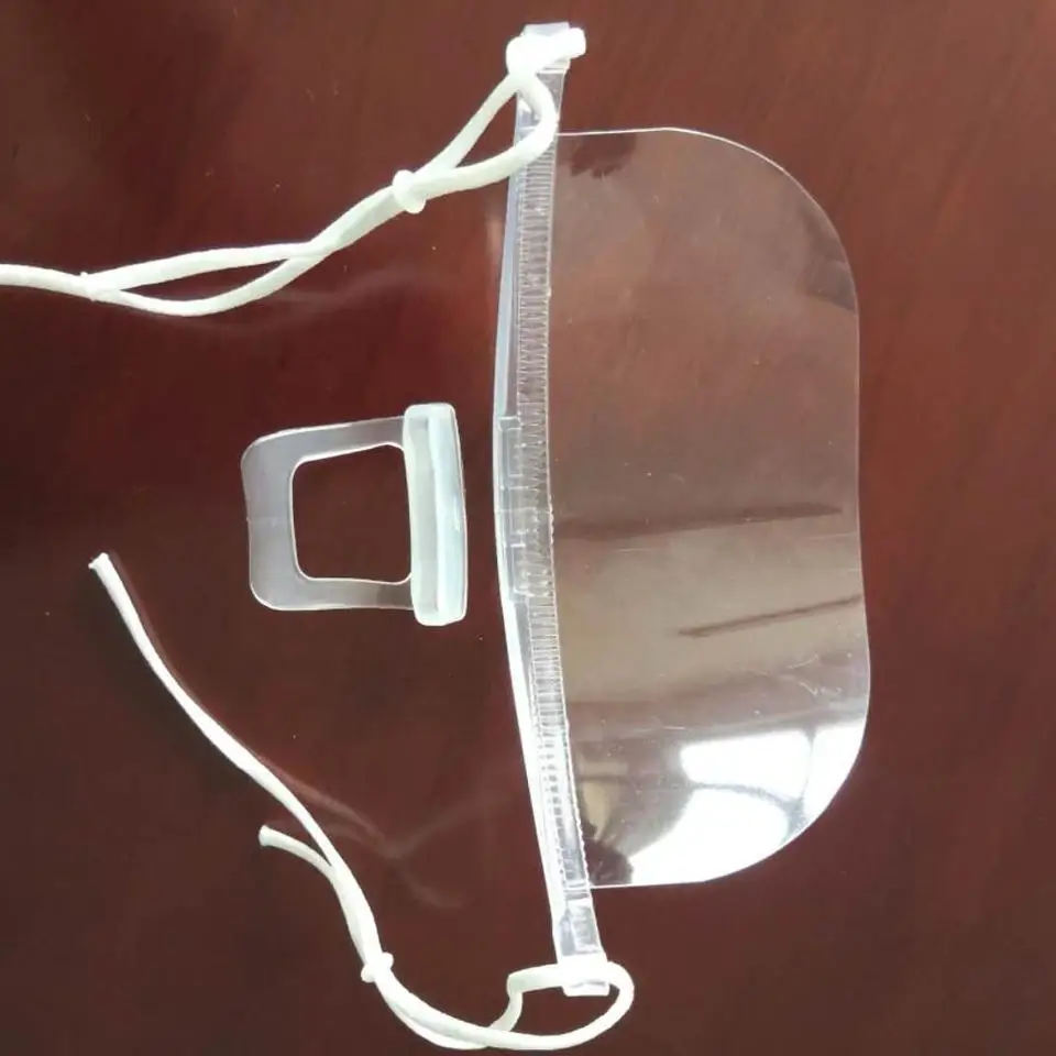 Pvc Reusable Dust Smart Safety Food Smile Face Masks Transparent ...