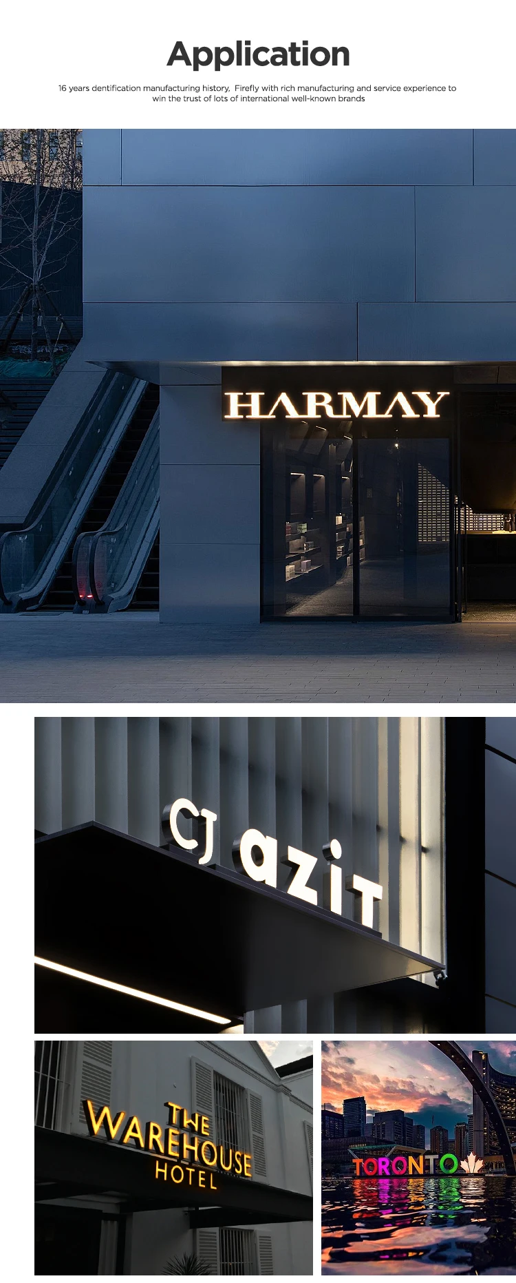 Custom Outdoor Wall Mounted Led Sign Board 3d Logo Sign Frontlit Led ...