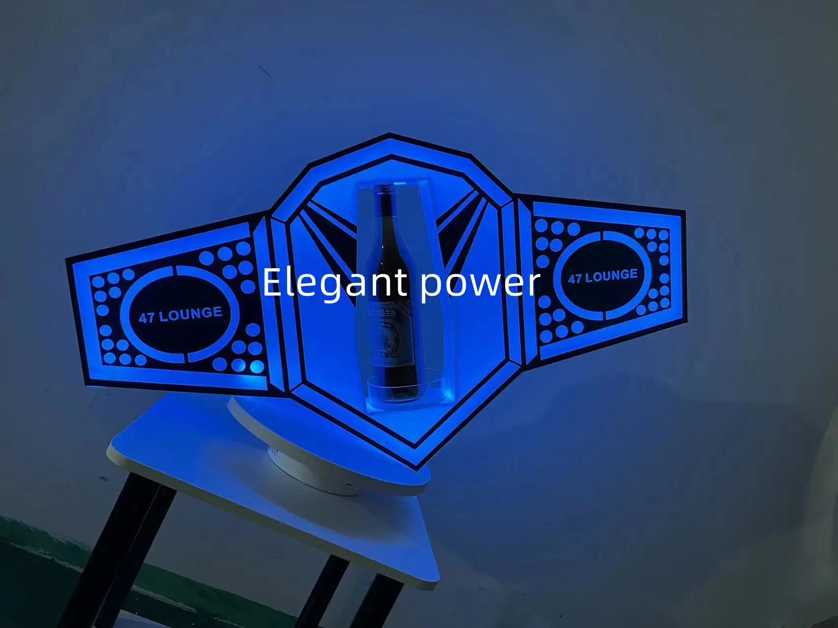 Illuminated Led Glow Wine Display Shelf Cabinet For Vodka Beer Tequila ...