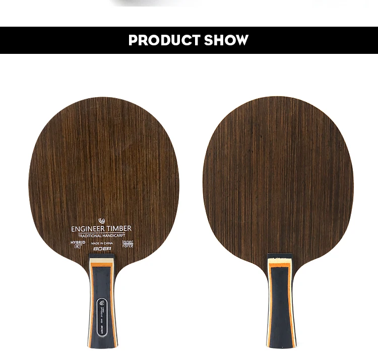 Boer 7 Ply Pingpong Blade - Eco-Friendly Training Tool