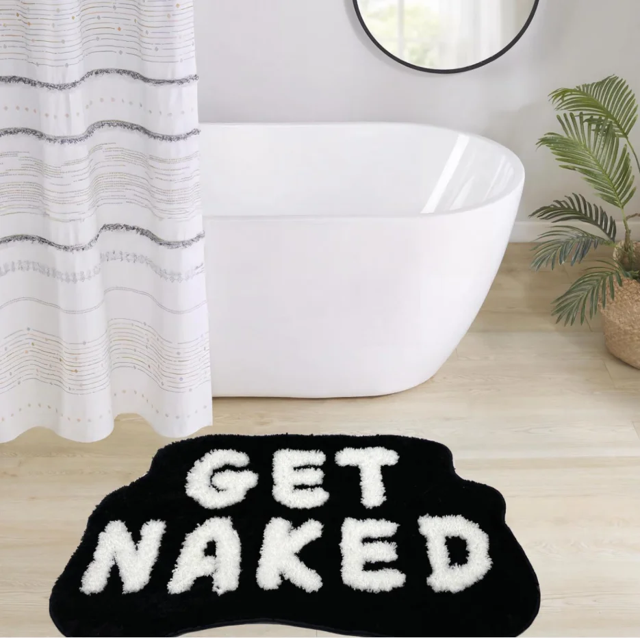 Hot Selling 3d Cartoon Shaggy Jacquard Microfiber Bathroom Toilet Floor ...