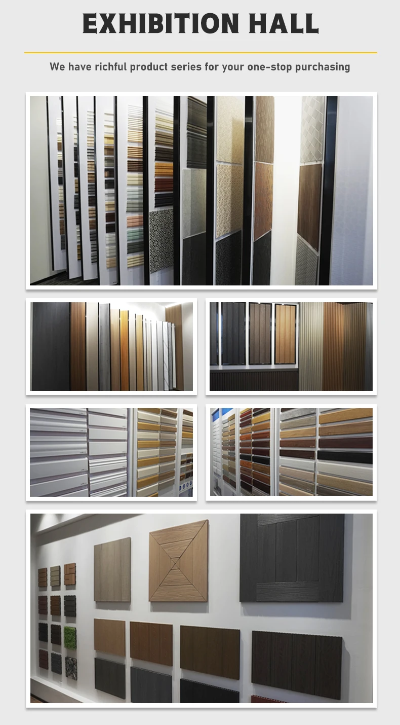 Yining Wood Grain Pvc Wall Panel Wpc Interior Decorative Wallboard ...