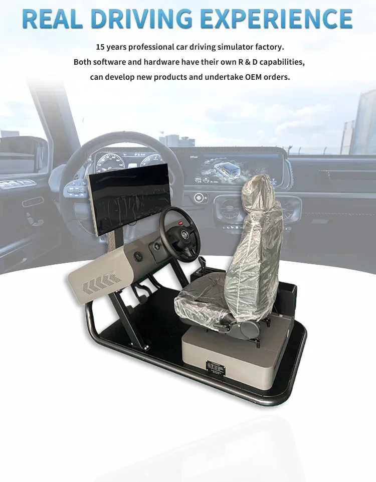 Car Simulation Driving Training Simulator for Driving School