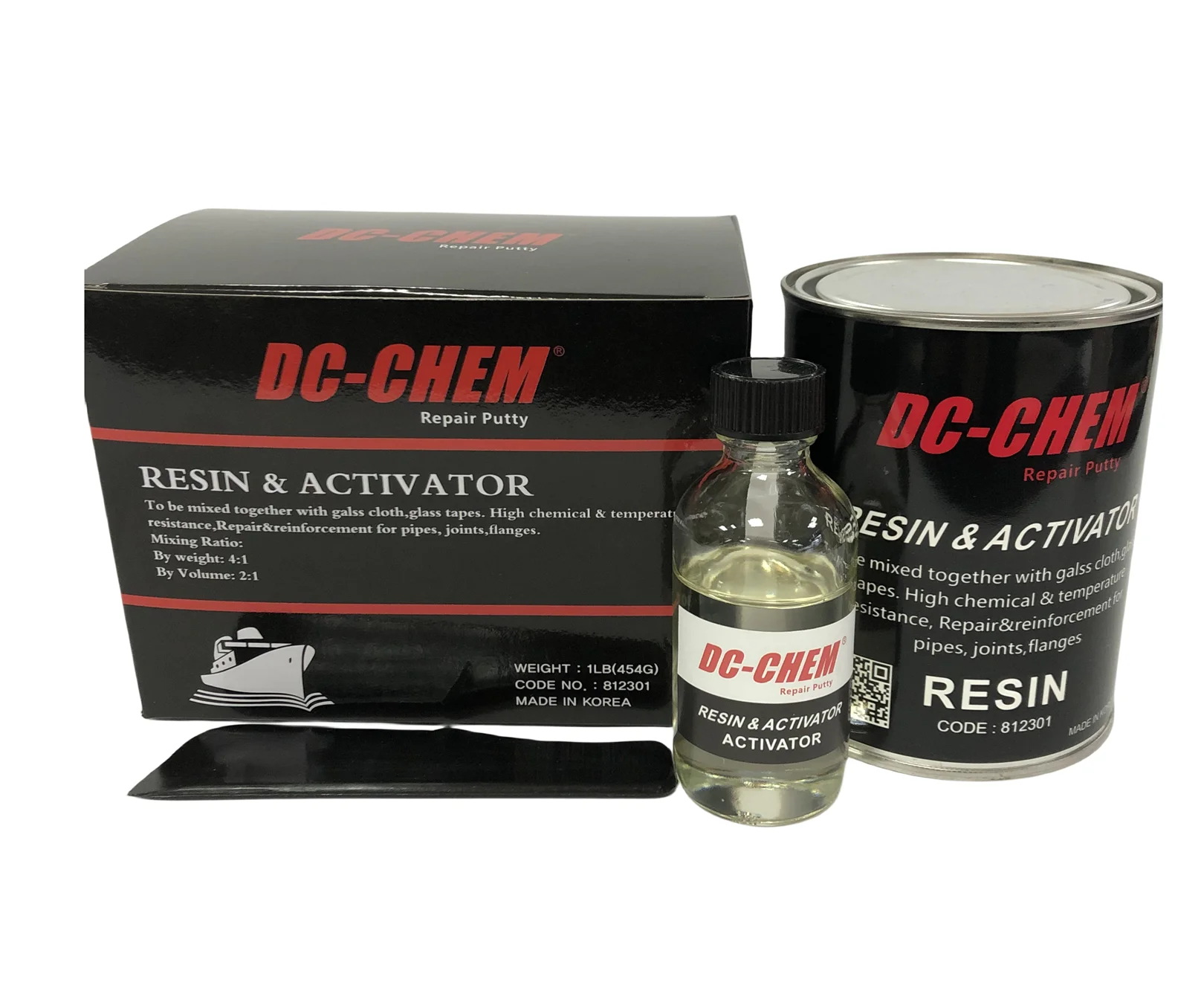 IMPA 812301 Marine Cordobond Substitute - Strong-Back Resin & Activator