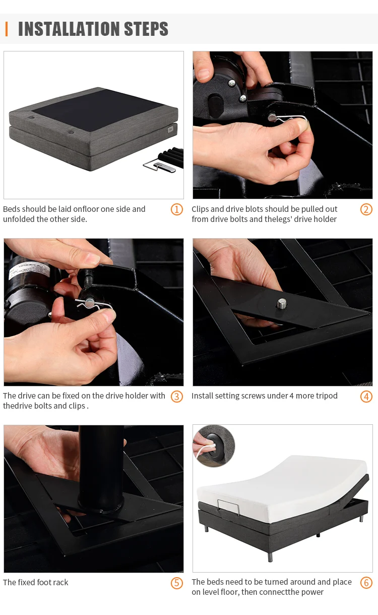 Electric Motors for Adjustable Beds - Modern & Foldable