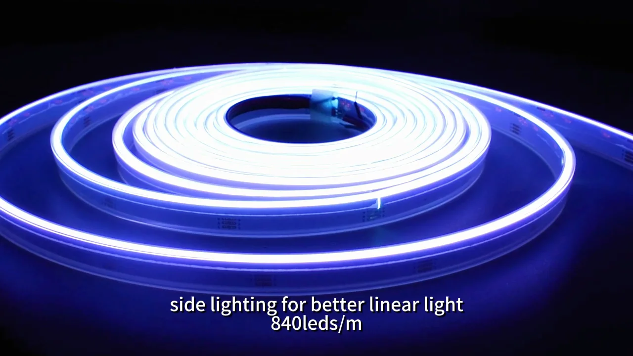 Rgb Lighting Ip65 Waterproof Light 840leds 24v 10mm Width Flexible Side ...