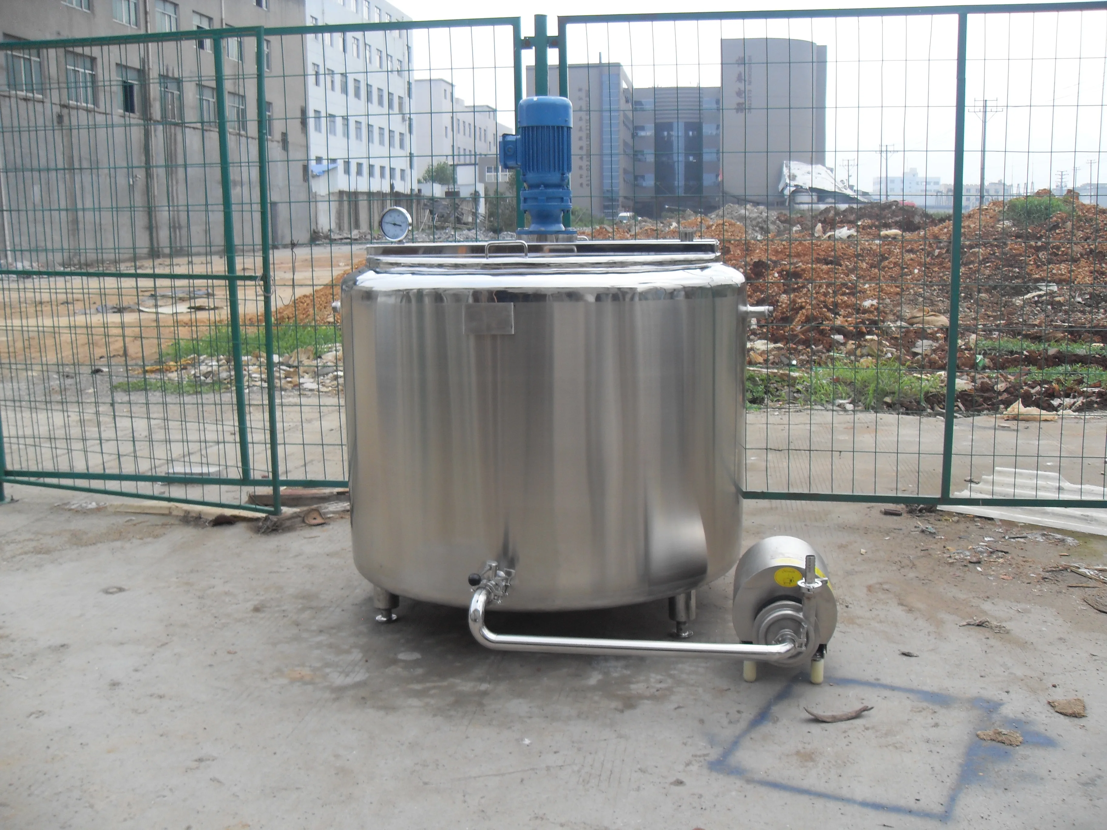 Stainless Steel Mixing And Dispersing Machine Emulsification Tank - Buy ...