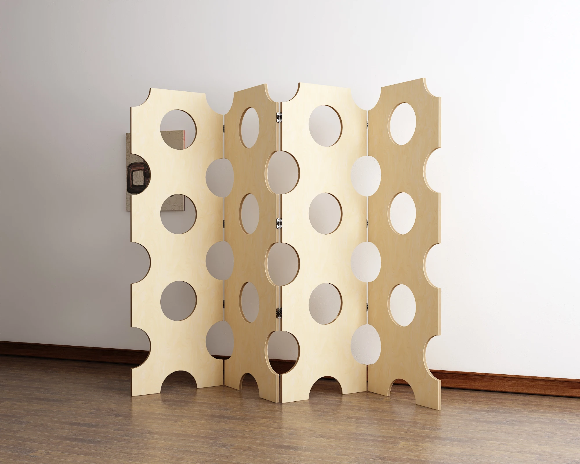 Circular Screen Living Room Partition Commercial Office Space ...