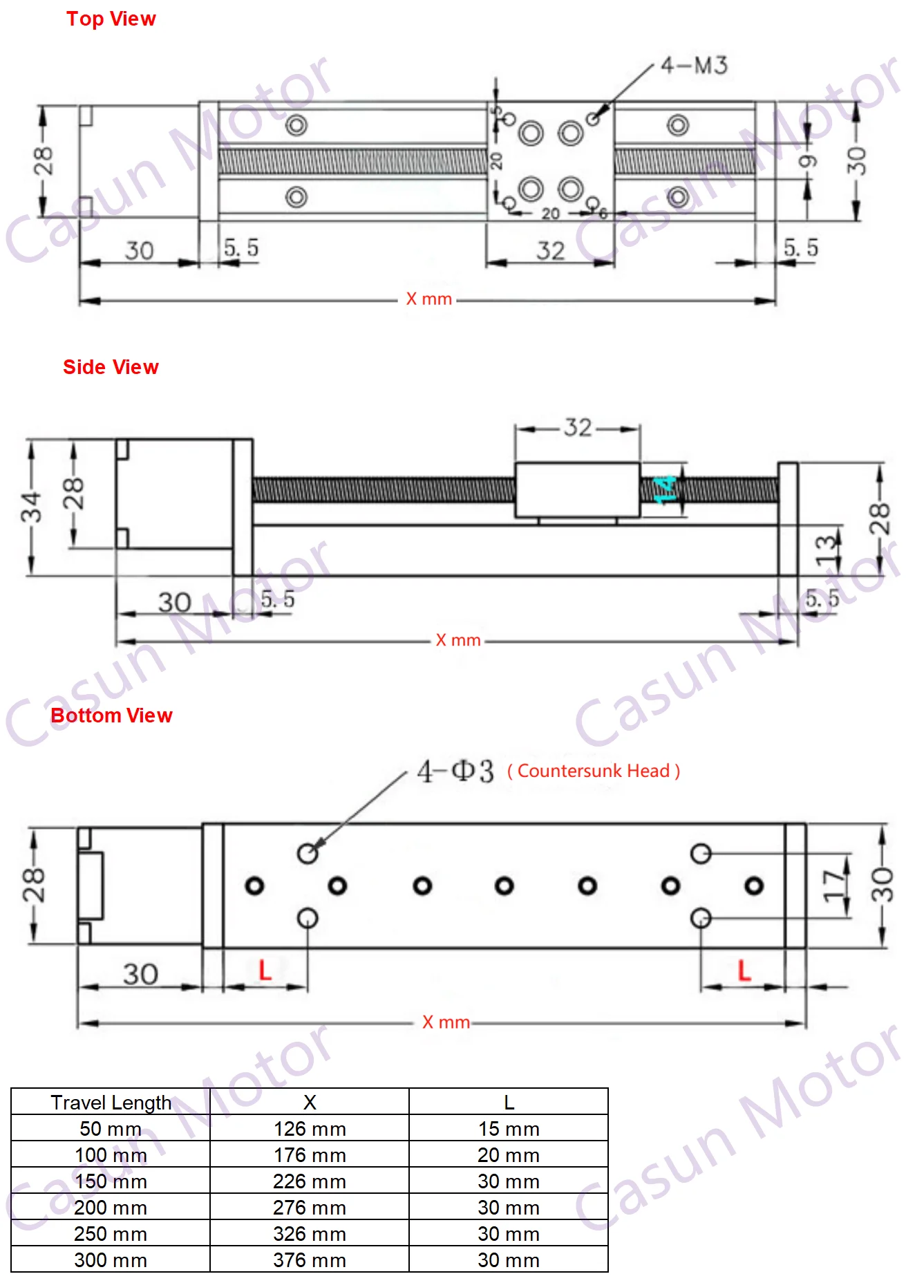 NEMA11 Linear Stepper Motor - Compact & Efficient Actuator